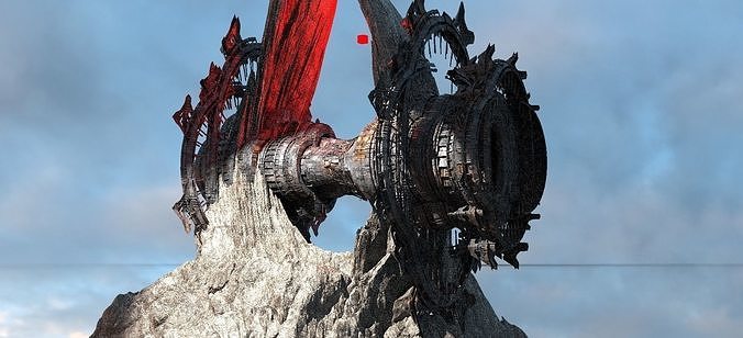 Great Wheel colossal structure 3D model | CGTrader