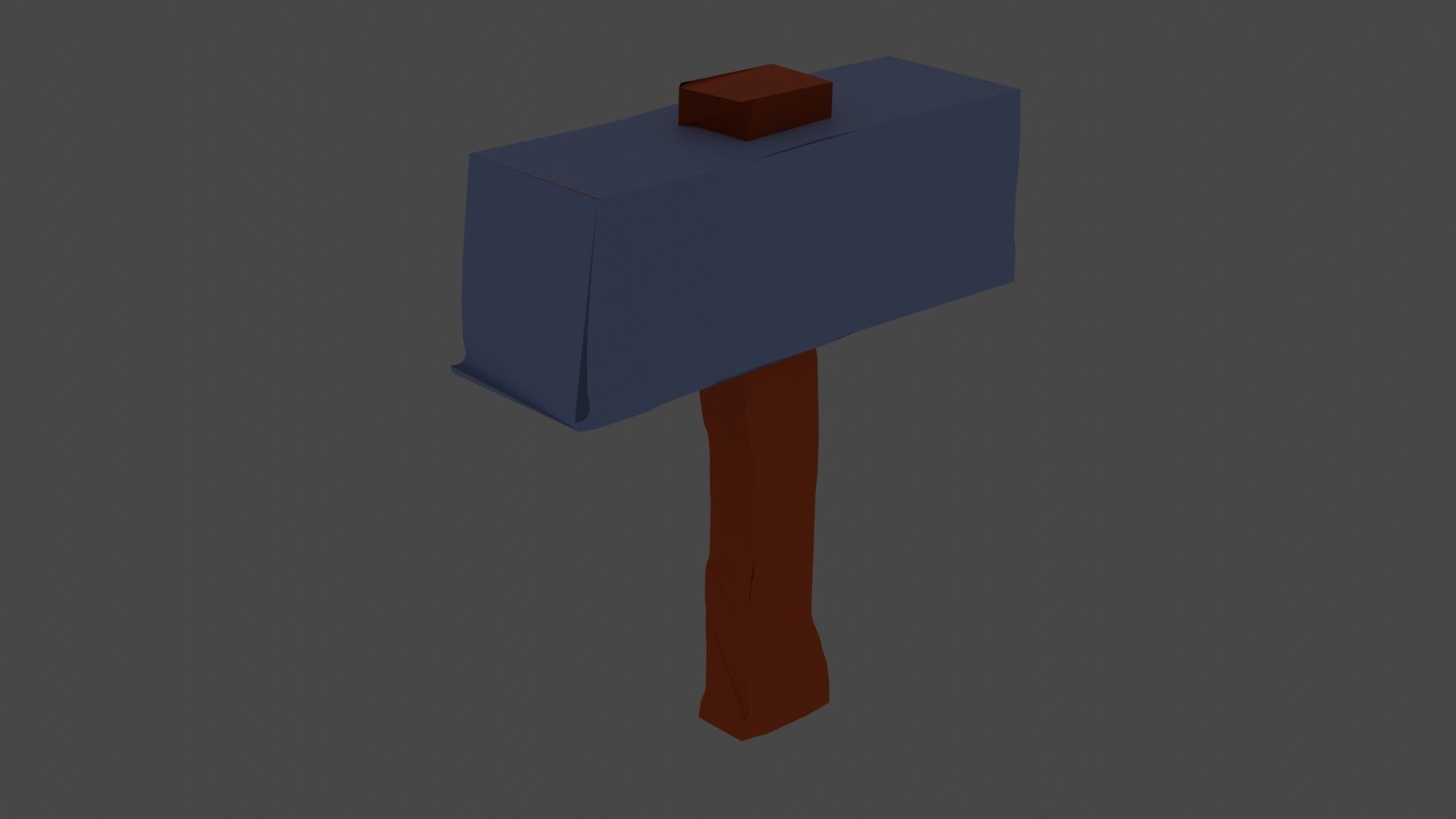 simple low-poly hammer free VR / AR / low-poly 3D model | CGTrader