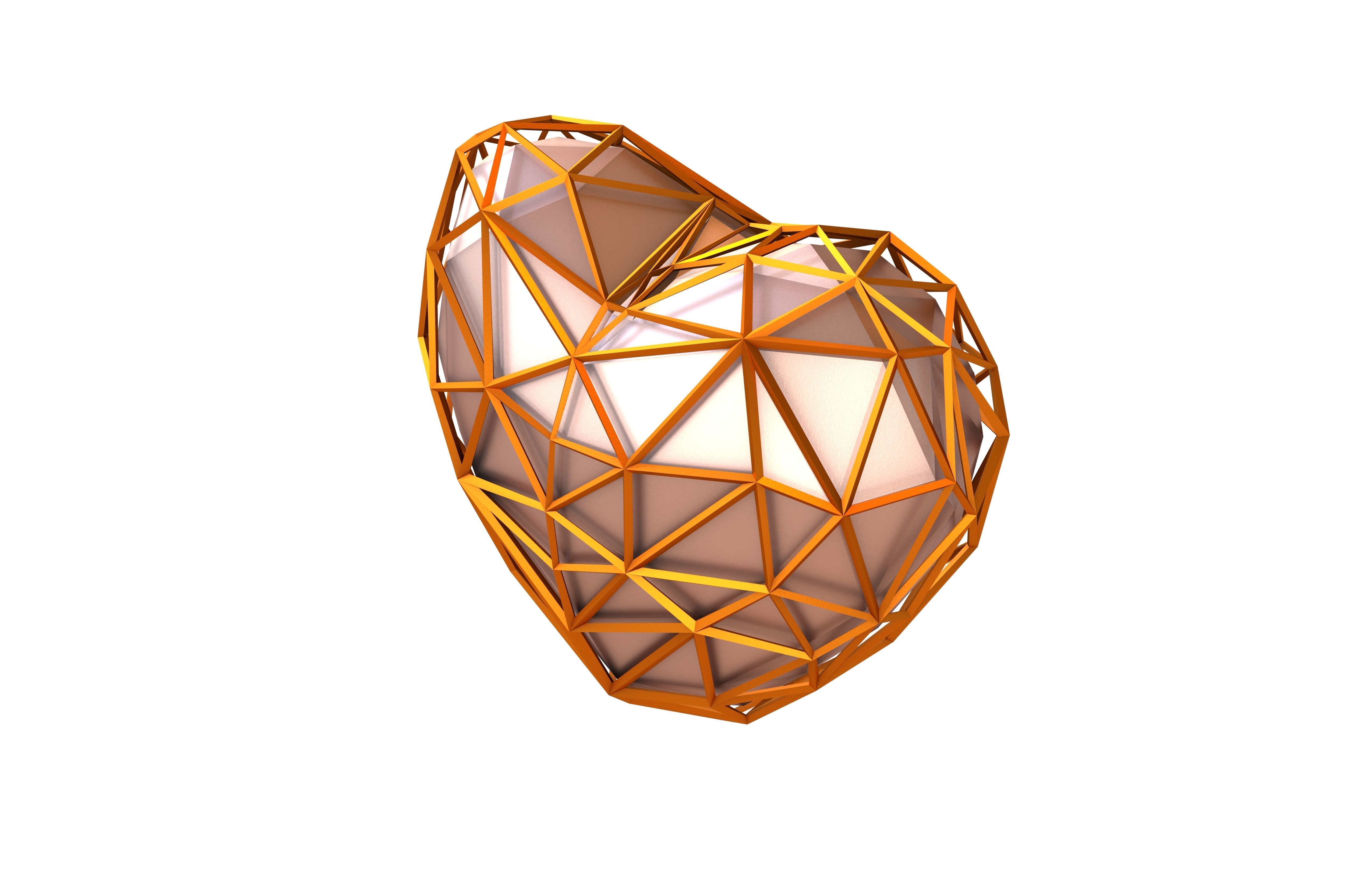 3D model Stylish Heart V4 032 VR / AR / low-poly | CGTrader