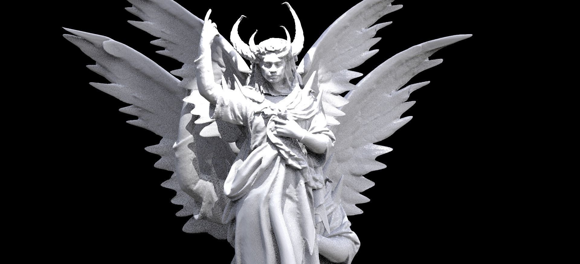 Angels and demons as above Florence statue 1 3D model | CGTrader