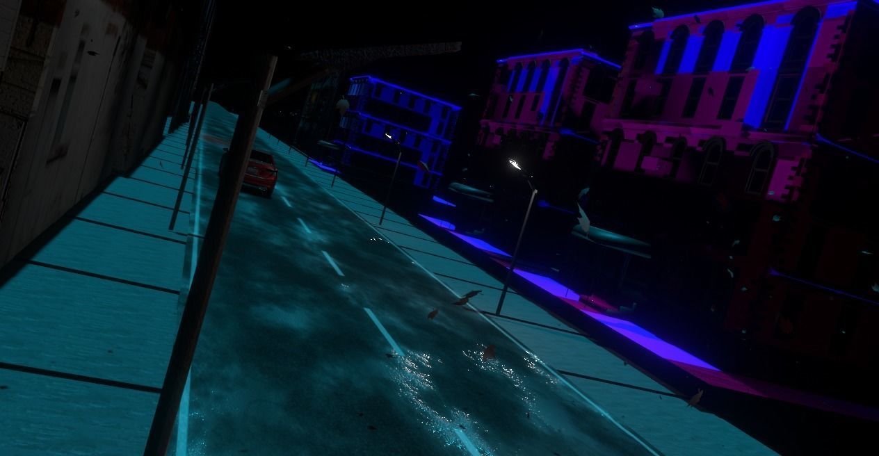 Unfinished City Race animation 3D model animated rigged | CGTrader