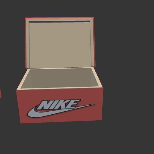 3D model Nike shoes box VR / AR / low-poly | CGTrader