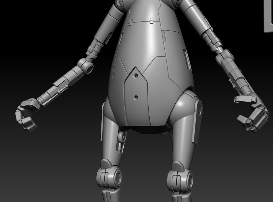 Ratcatcher Lep Droid One12 Scale Articulation 3d Stl Files 3d Model 3d