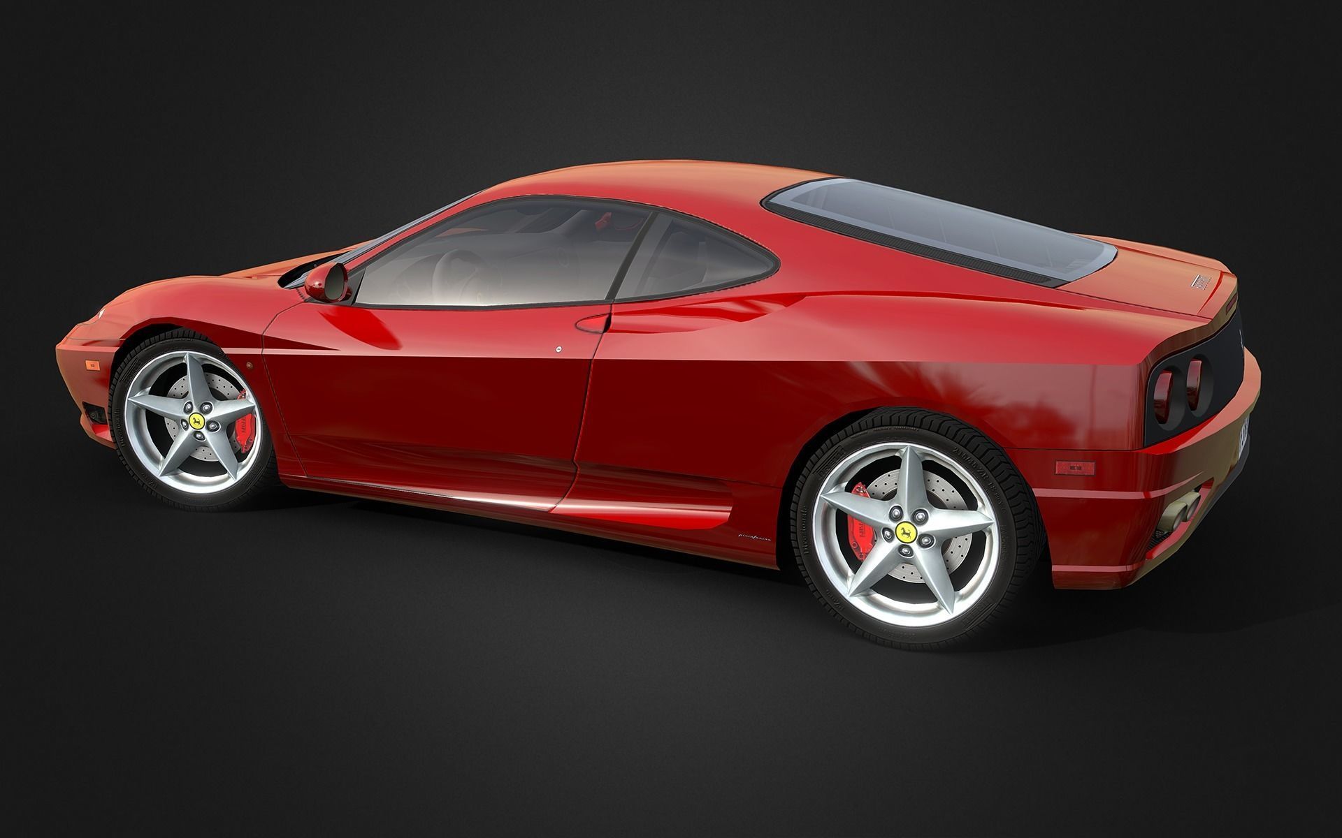 3D model Ferrari 360 Modena VR / AR / low-poly | CGTrader