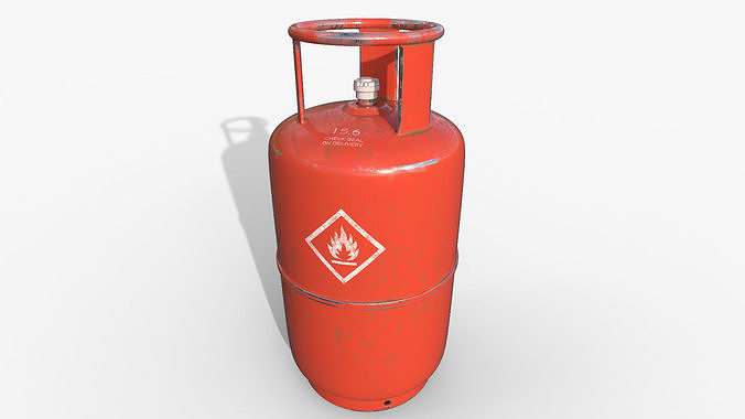 Gas cylinder 3D model | CGTrader