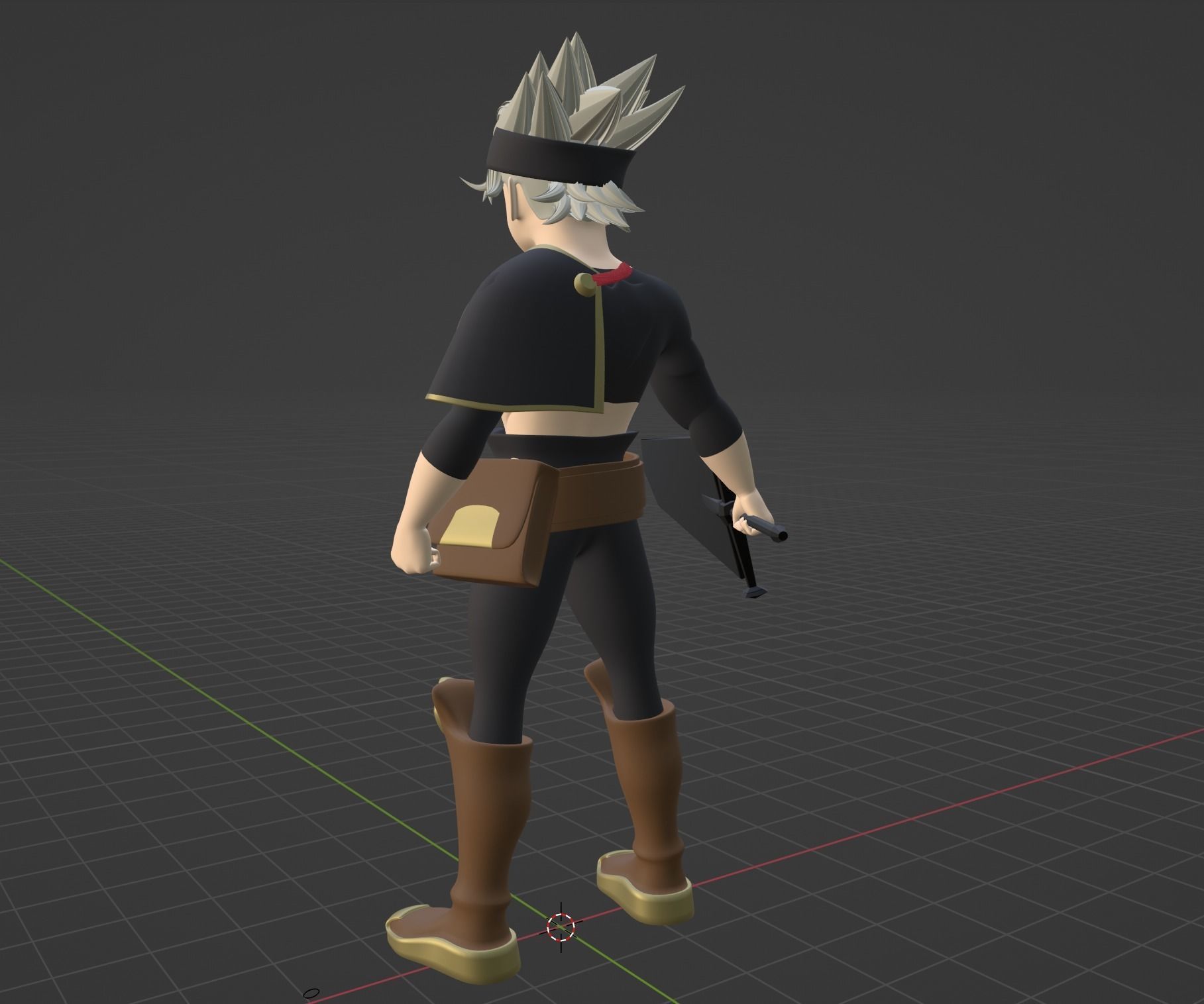 Asta - Black Clover 3D model rigged | CGTrader