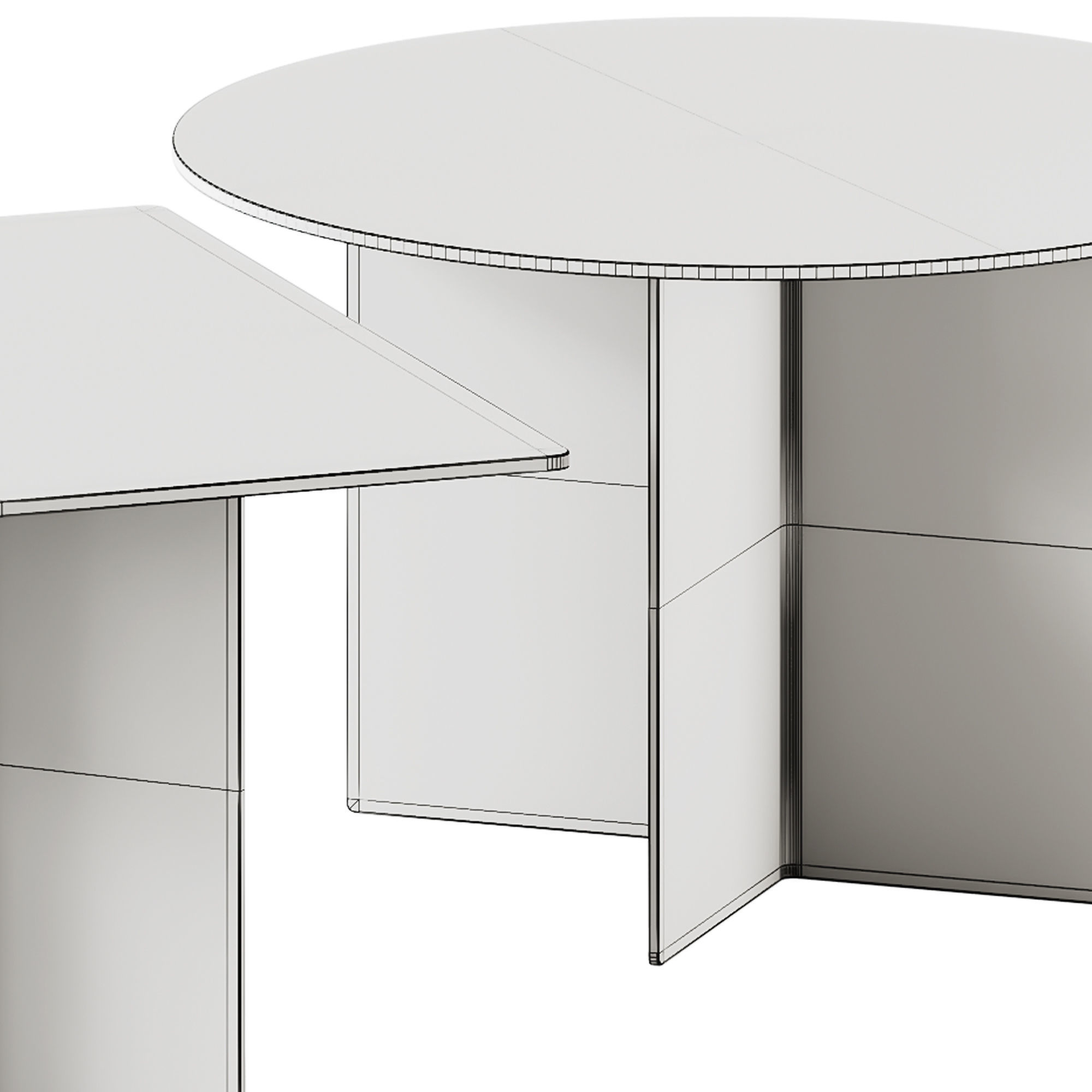 Fiam Italia CORNER Glass tables 3D model | CGTrader