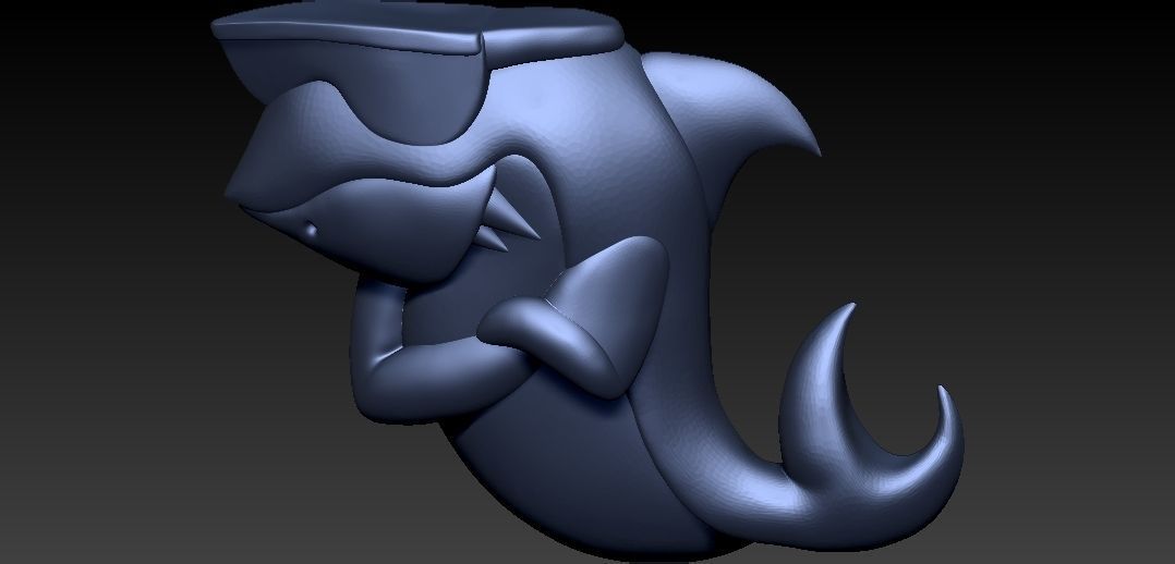 Shark Swag Model 3D model 3D printable | CGTrader