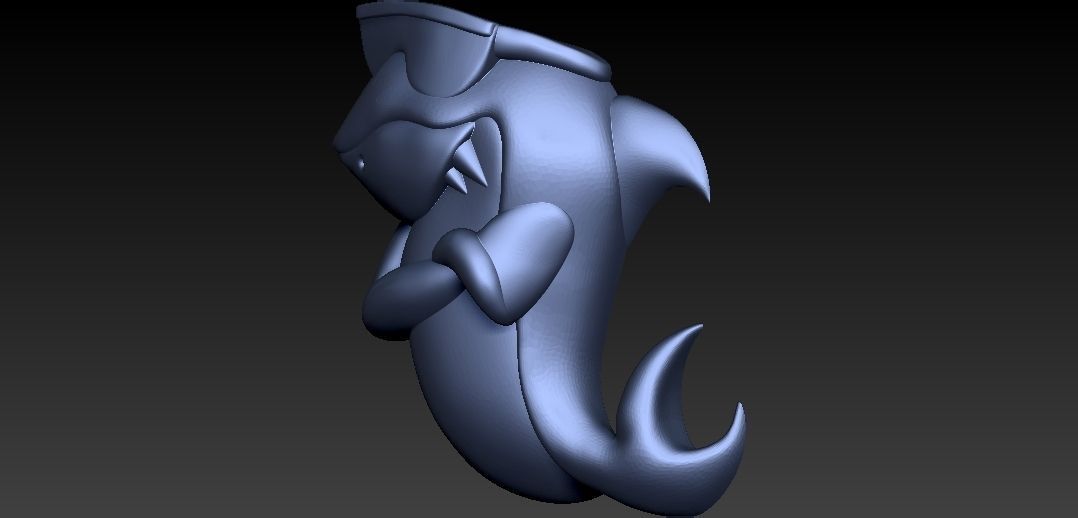 Shark Swag Model 3D model 3D printable | CGTrader