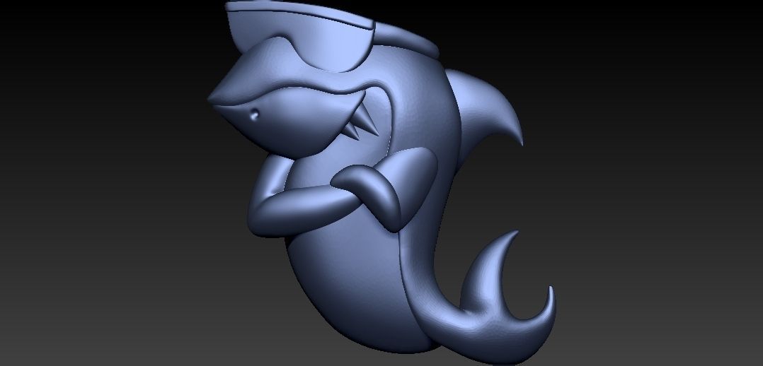 Shark Swag Model 3D model 3D printable | CGTrader
