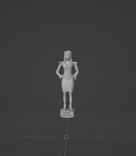 Dolly Parton 3D model 3D printable | CGTrader