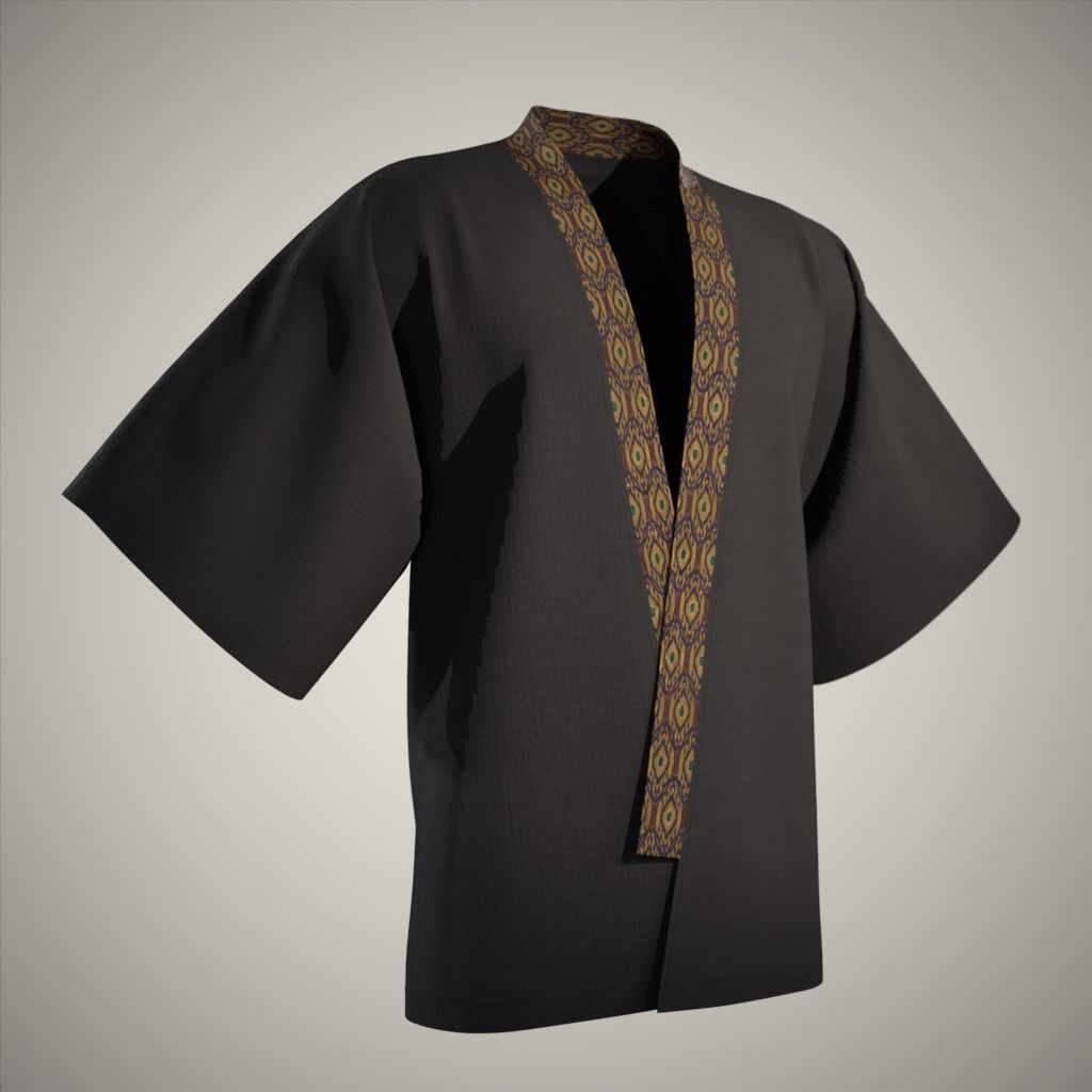 Modern Kimono 3D model | CGTrader