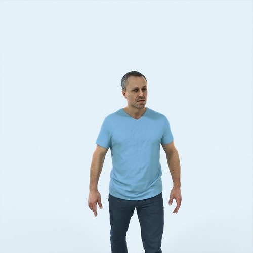 3D model Fortitude 04K walking Casual Man VR / AR / low-poly | CGTrader