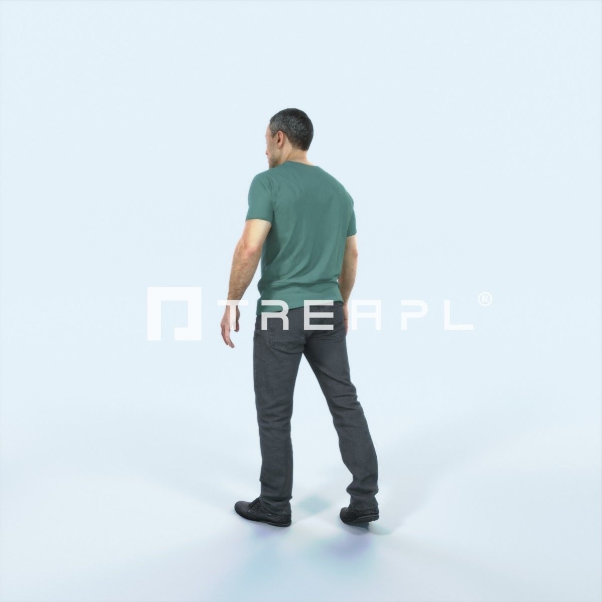 3D model Fortitude 04G walking Casual Man VR / AR / low-poly | CGTrader