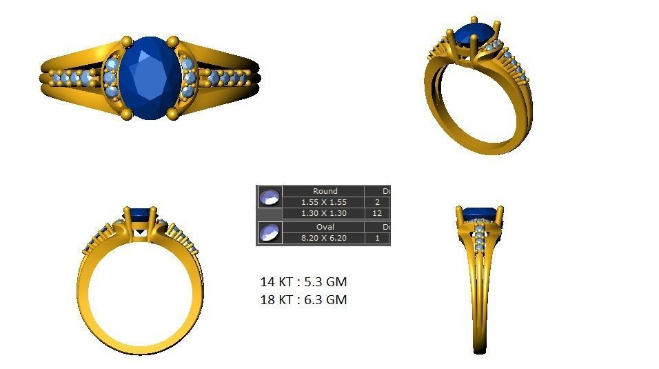 STERLING STL obj RINGS 3D model 3D printable | CGTrader