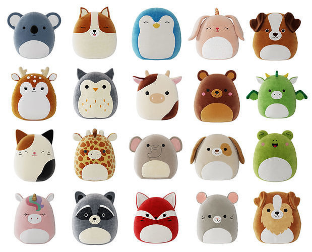 Squishmallows Plush Toys Collection | CGTrader