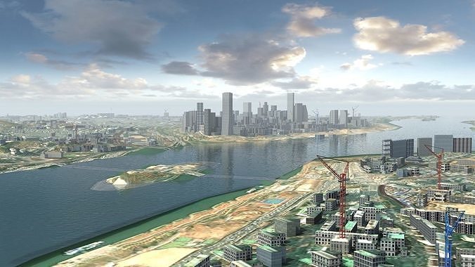 3D model Seoul South Korea VR / AR / low-poly | CGTrader