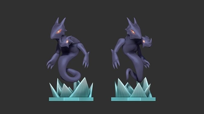 MoonMilleniummon - Digimon 3D model 3D printable | CGTrader