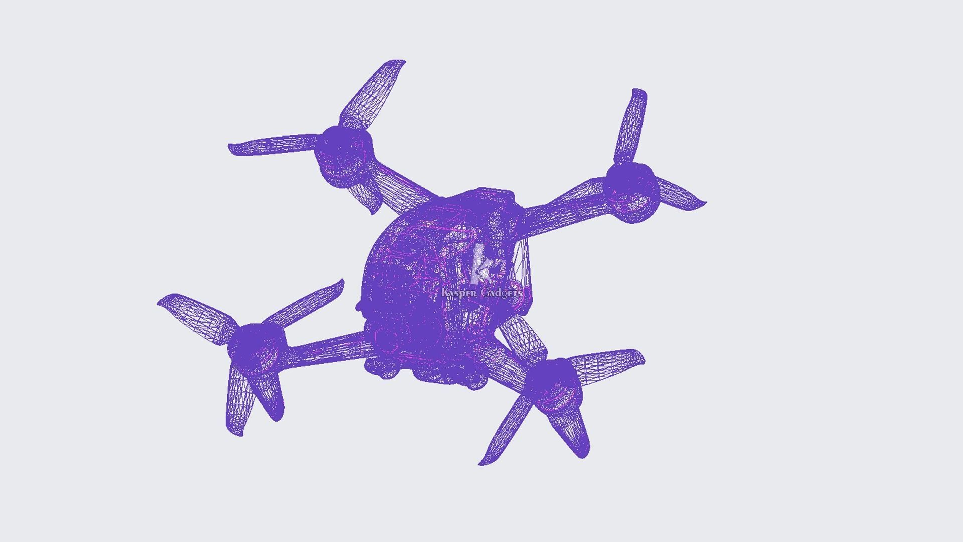 DJI FPV Drone 3D Model 3D model 3D printable | CGTrader