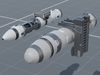 Modular missile pack 3D model | CGTrader