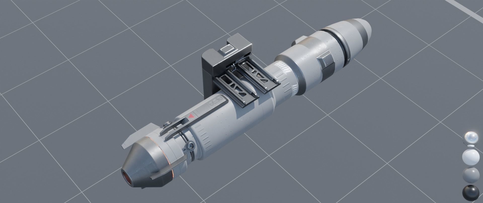 Missiles and pylons kitbash minipack 3D model | CGTrader