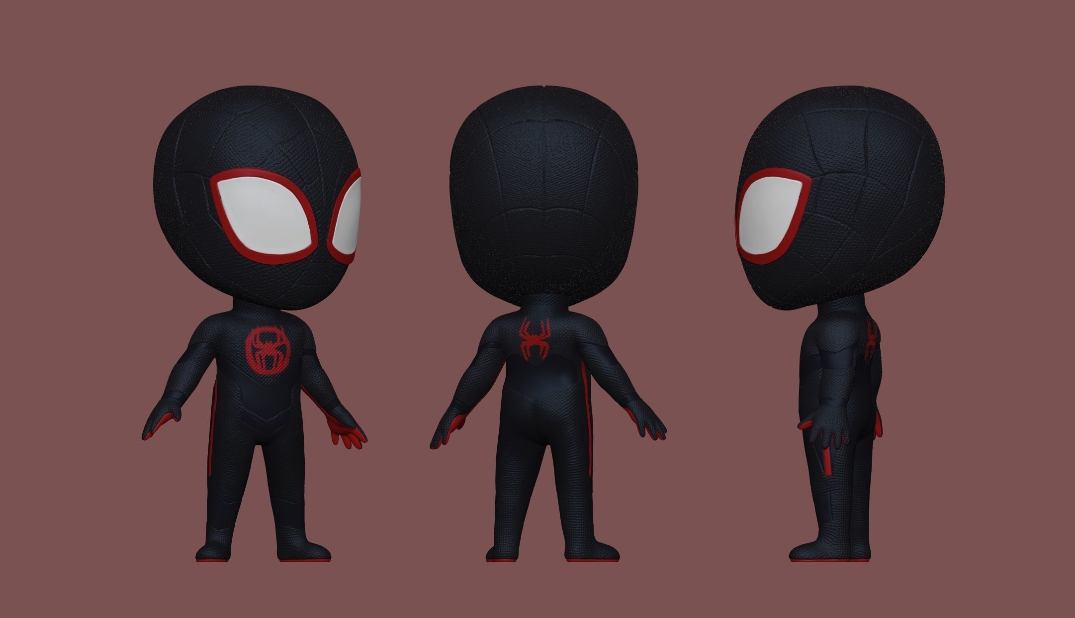 Miles Morales Across the spiderverse 3D model 3D printable | CGTrader