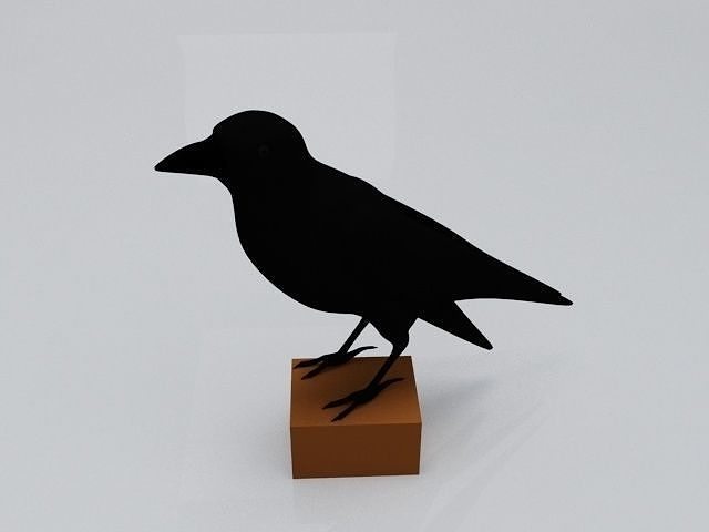 Crow model 3D model | CGTrader