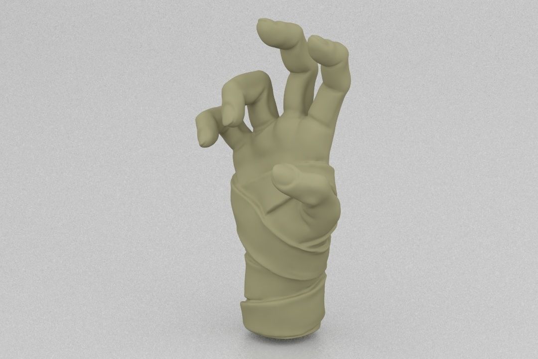 Mummia Hand 3D model 3D printable | CGTrader