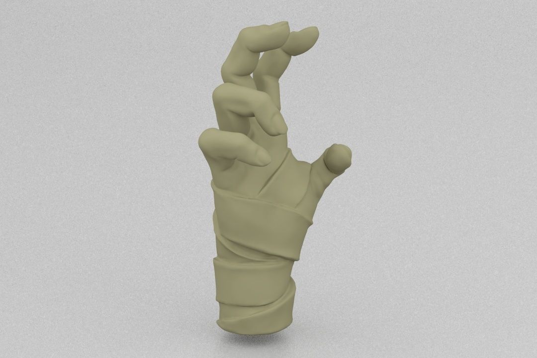 Mummia Hand 3D model 3D printable | CGTrader
