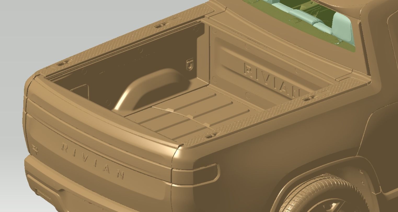 Rivian R1T Launch Edition 2022 Vehicle 3d scan model 3D model | CGTrader