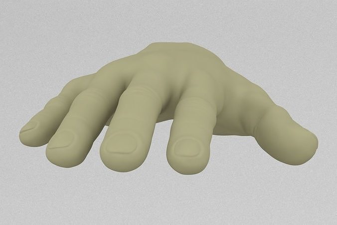 The palm of the hand 3D model 3D printable | CGTrader
