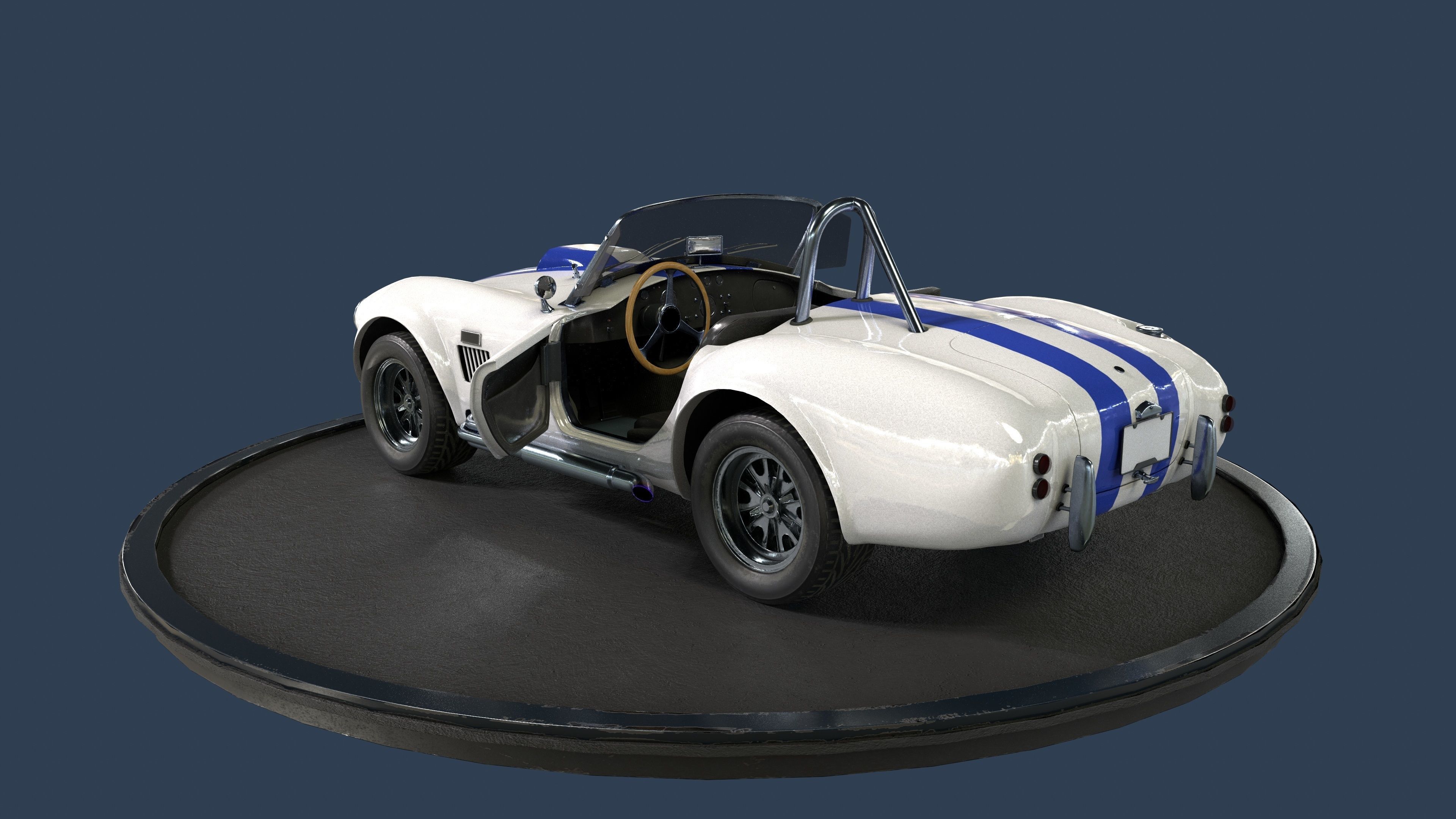 3D model Shelby Cobra 427 VR / AR / low-poly | CGTrader