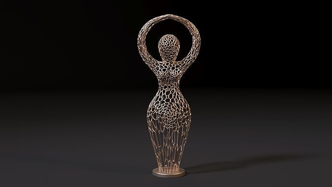 Goddess figurine 3D model 3D printable | CGTrader