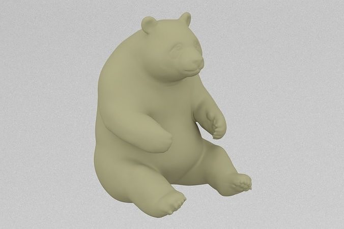 Panda 3D model 3D printable | CGTrader