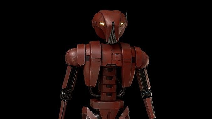 3D model HK-47 KOTOR VR / AR / low-poly | CGTrader