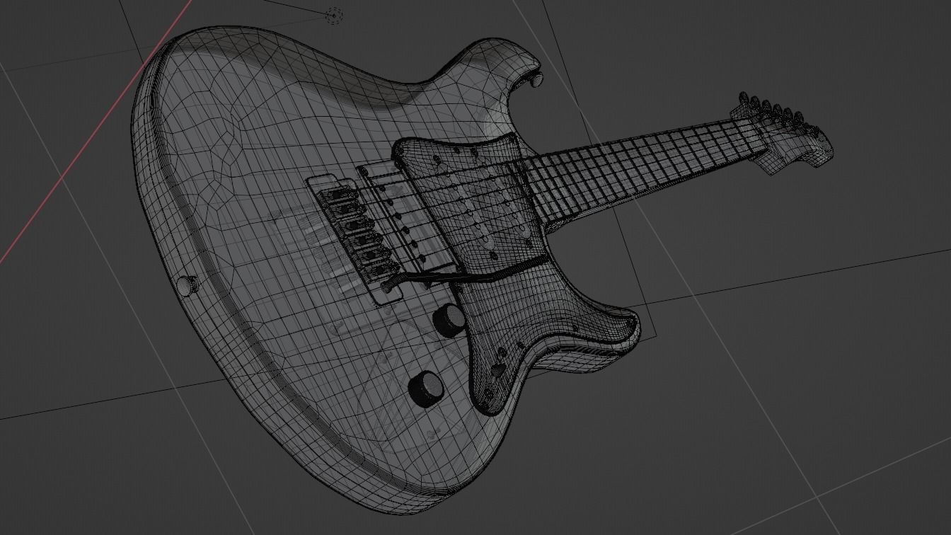 Yamaha Pacifica 611 electric guitar 3D model | CGTrader