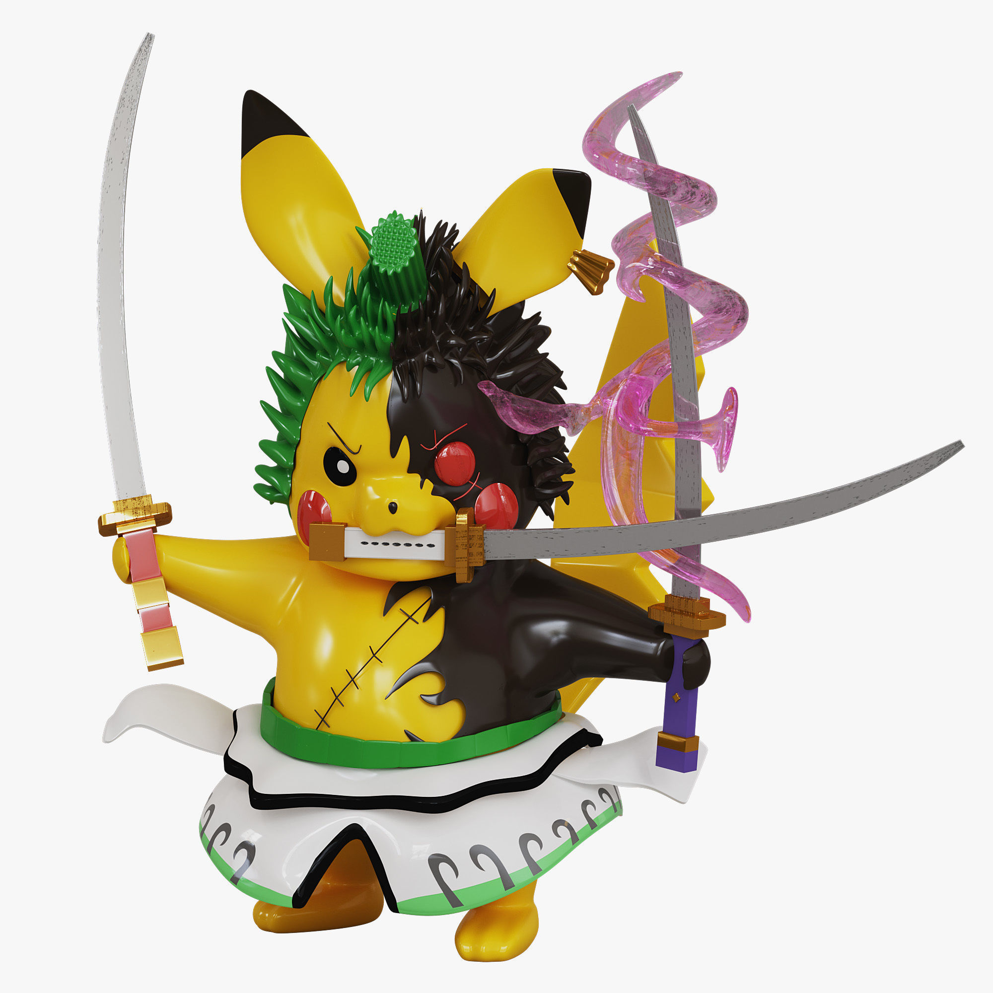 3D model Pokemon Pikachu Zoro VR / AR / low-poly | CGTrader