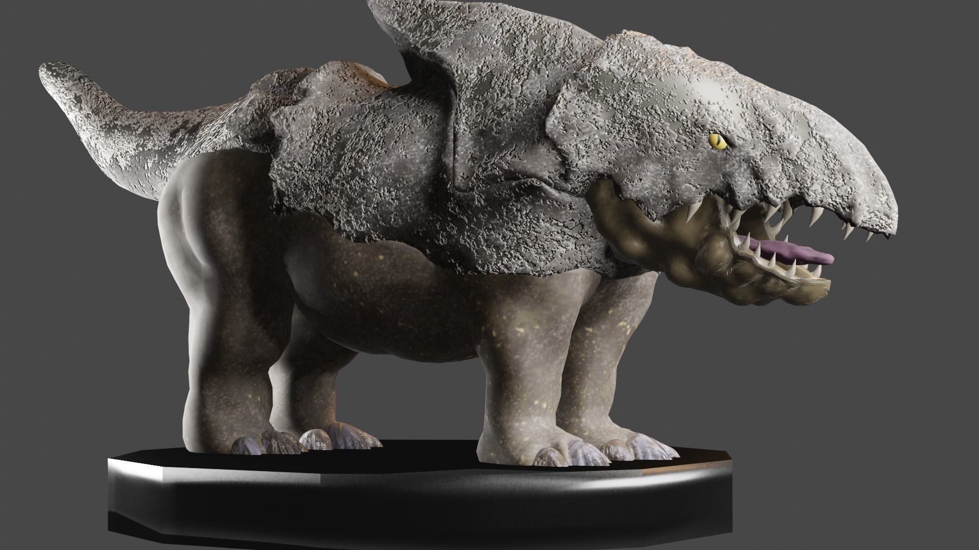 Bulette from dungeons and dragons monster 2 miniatures 3D model 3D ...
