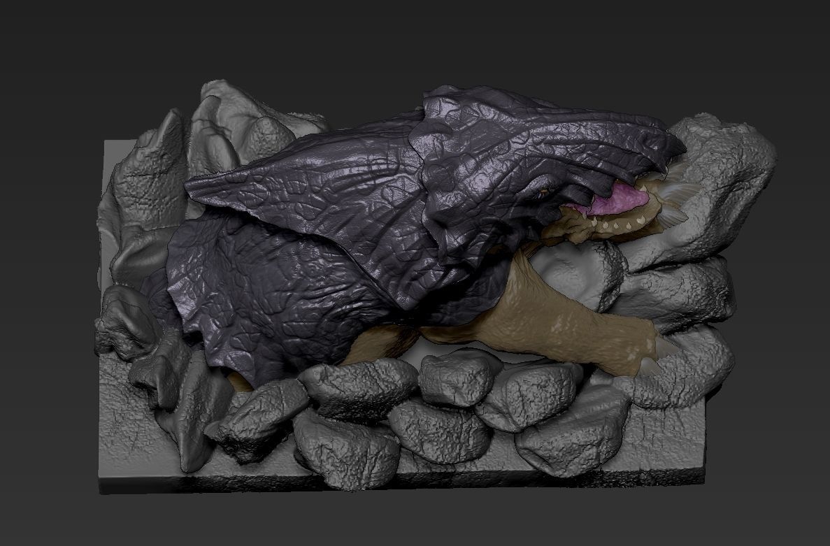 Bulette from dungeons and dragons monster 2 miniatures 3D model 3D ...