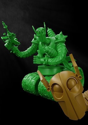 ARMY ROBOT 3D model 3D printable | CGTrader