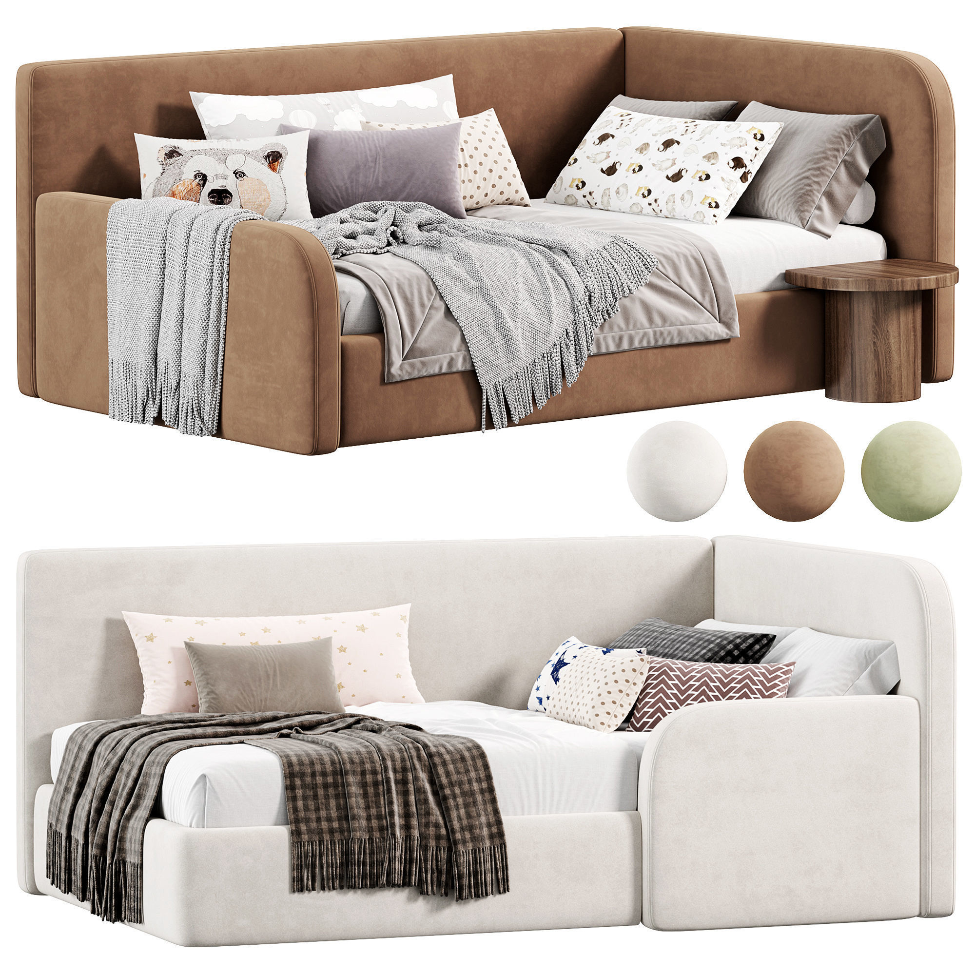 Lakki Kids Bed 3D model | CGTrader