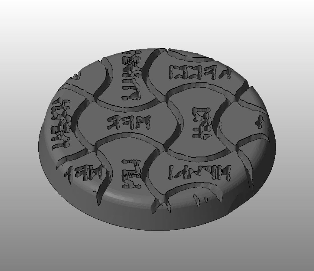 F20 RUNIC 20-120mm Round Bases 3D model 3D printable | CGTrader