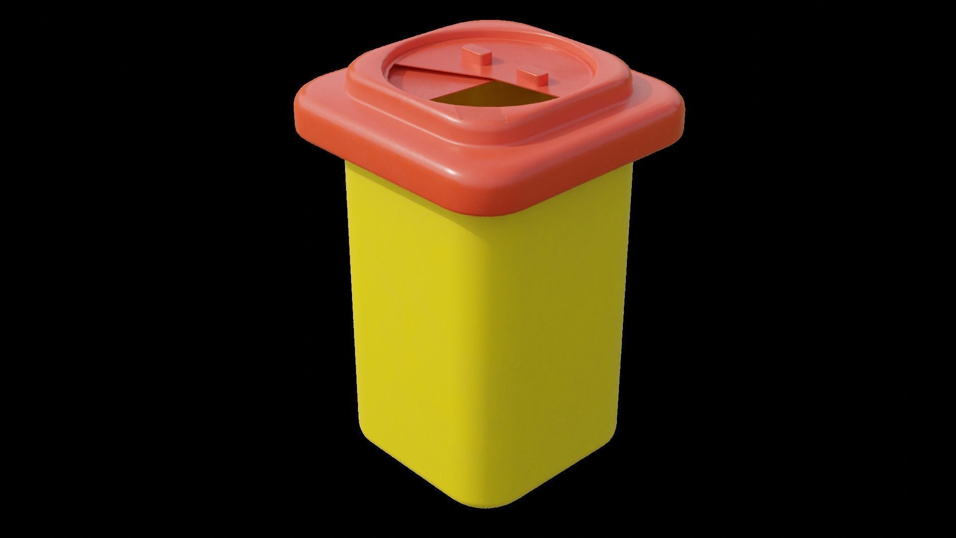 Sharps Container 1L 3D model | CGTrader