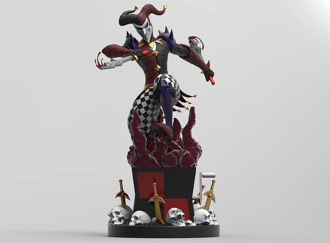 Shaco - League Of Legends 3D model 3D printable | CGTrader
