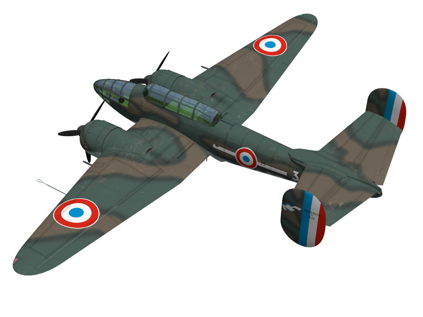 Bloch MB174 3D model | CGTrader