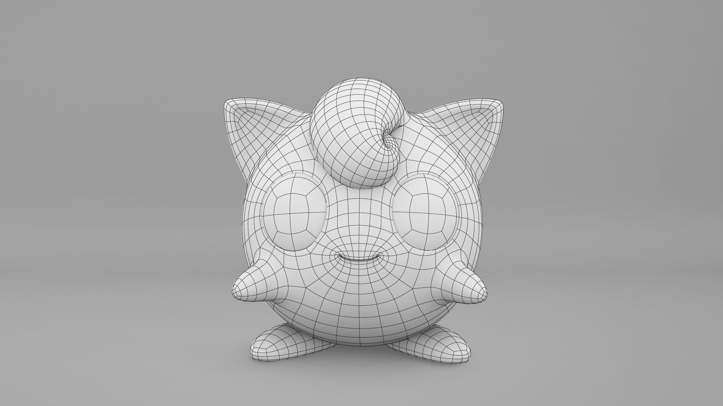3D model Pokemon Jigglypuff VR / AR / low-poly | CGTrader