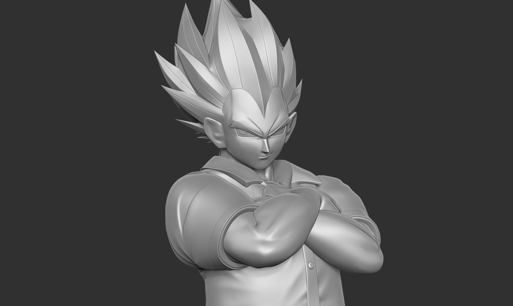 Badman Vegeta - Dragon Ball Fanart 3D model 3D printable | CGTrader
