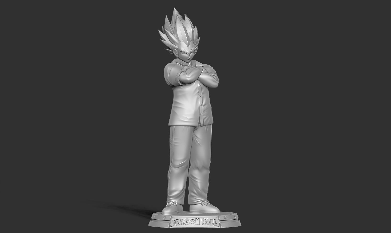 Badman Vegeta - Dragon Ball Fanart 3D model 3D printable | CGTrader