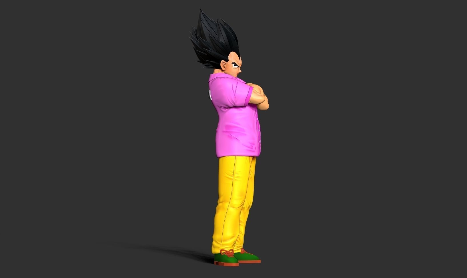 Badman Vegeta - Dragon Ball Fanart 3D model 3D printable | CGTrader