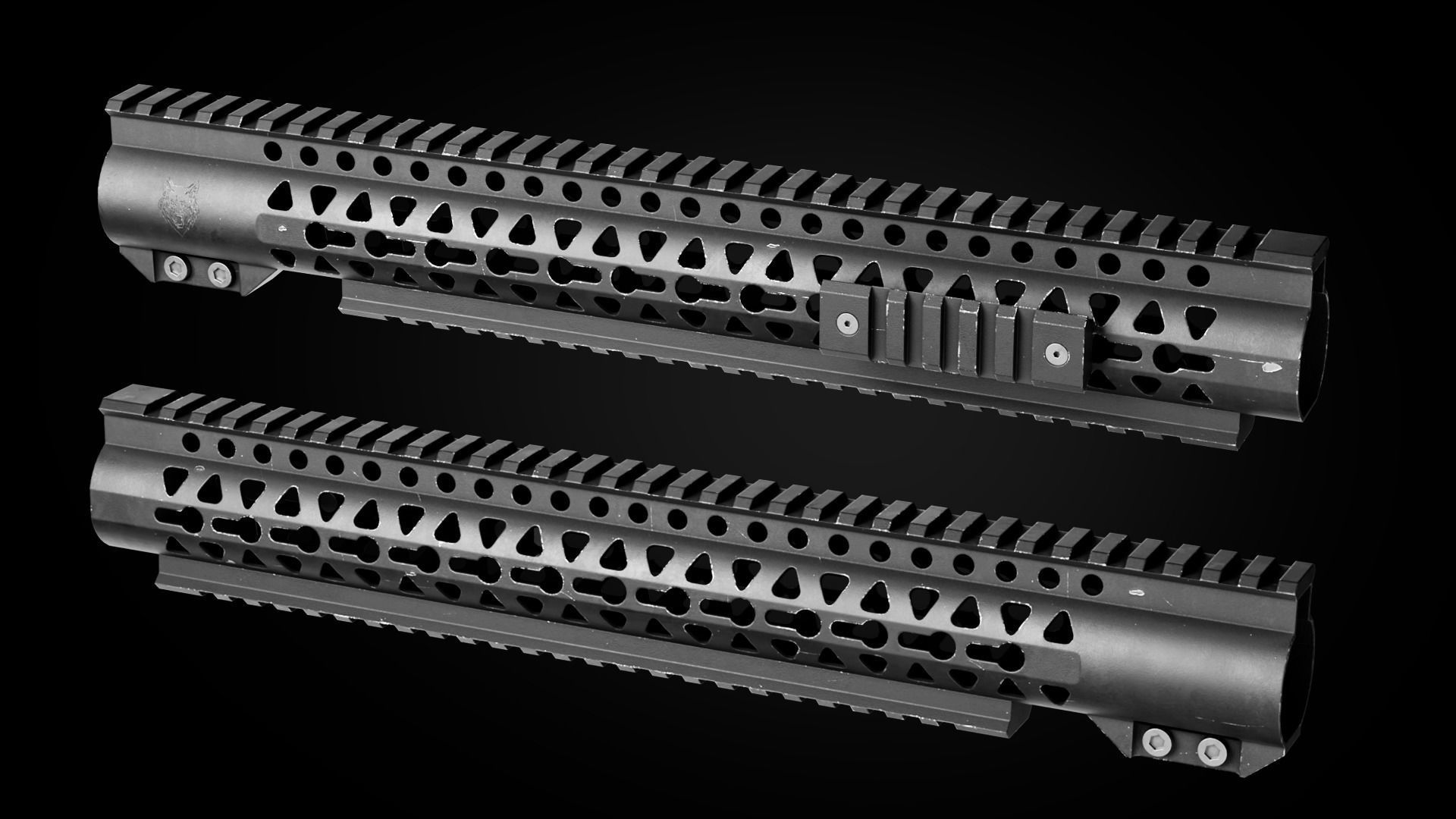 3D model Custom Modular Assault Rifle AR-15 VR / AR / low-poly | CGTrader